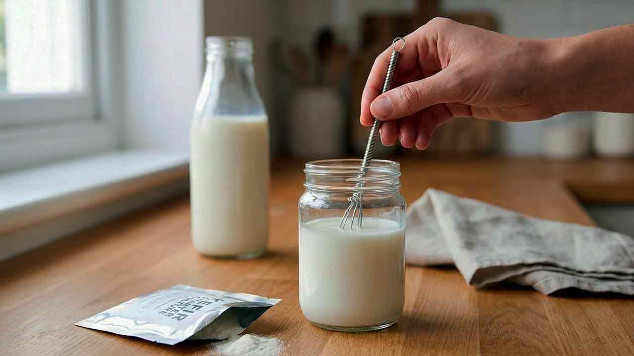 How to Make Milk Kefir With Powdered Starter
