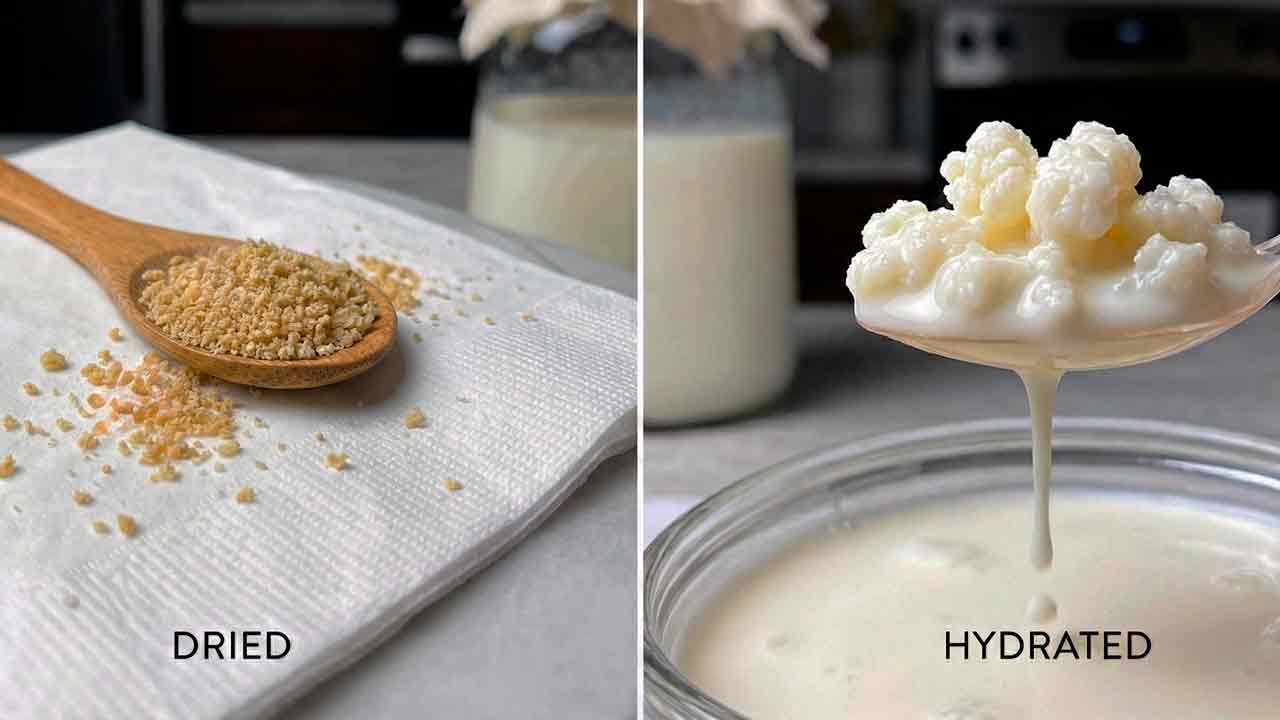 How to Activate Dehydrated Milk Kefir Grains : Full Guide