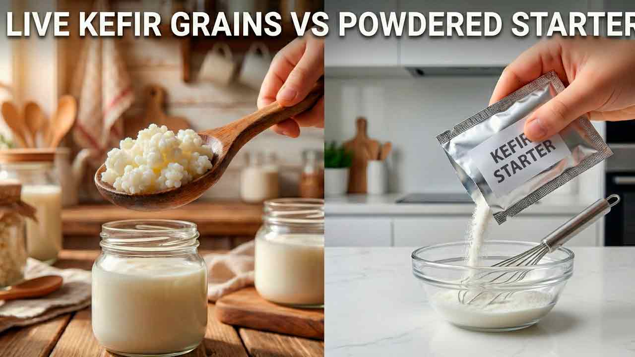 Kefir Grains vs. Powdered Kefir Starter: Which is Better?